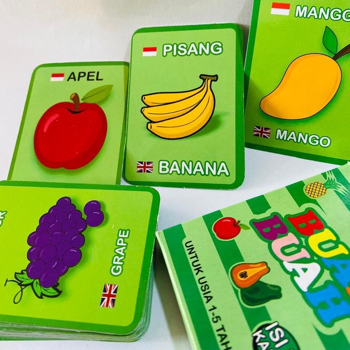 Jual Flash Card // Flashcard // Mainan Edukasi Kartu Pintar Anak Balita ...