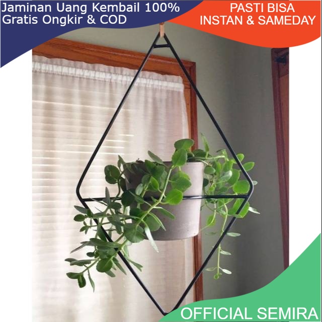 Jual Pot Bunga Besi/Standing pot cihuy/Standing pot gantung/Rak bunga ...