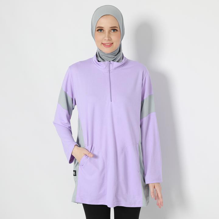 Jual HIA Everywear Jenna Top Long Sleeve Baju Olahraga Wanita Bahan Dry Fit | Shopee Indonesia