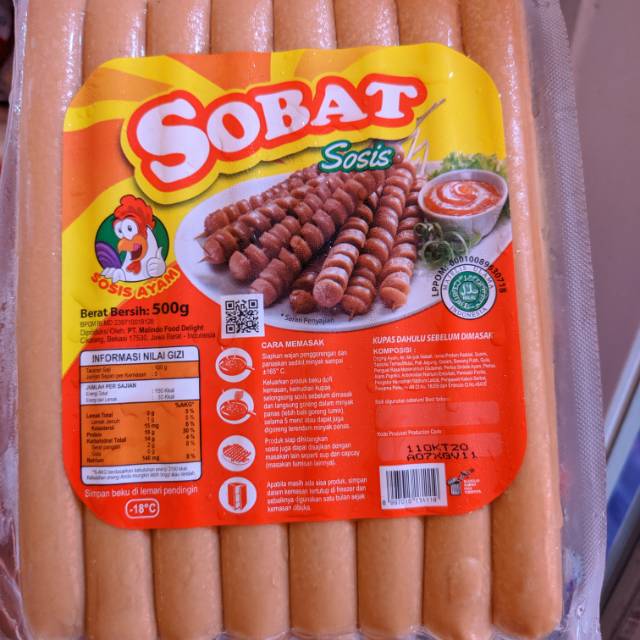Jual Sosis ayam SOBAT | Shopee Indonesia Jual Sosis ayam SOBAT | Shopee Indonesia