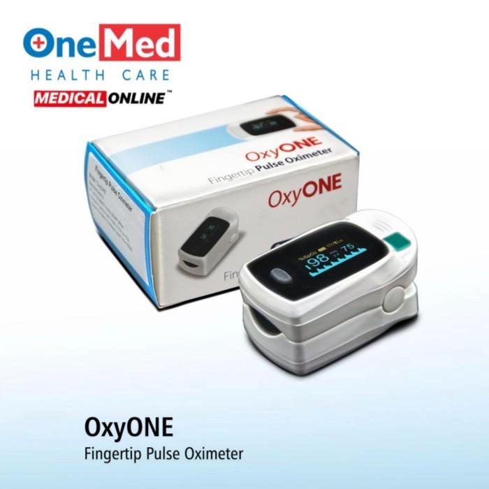 Jual Genc | Finger Pulse Oxymeter Oxyone Oxy One Onemed Oximeter Saturasi Oksigen | Shopee Indonesia