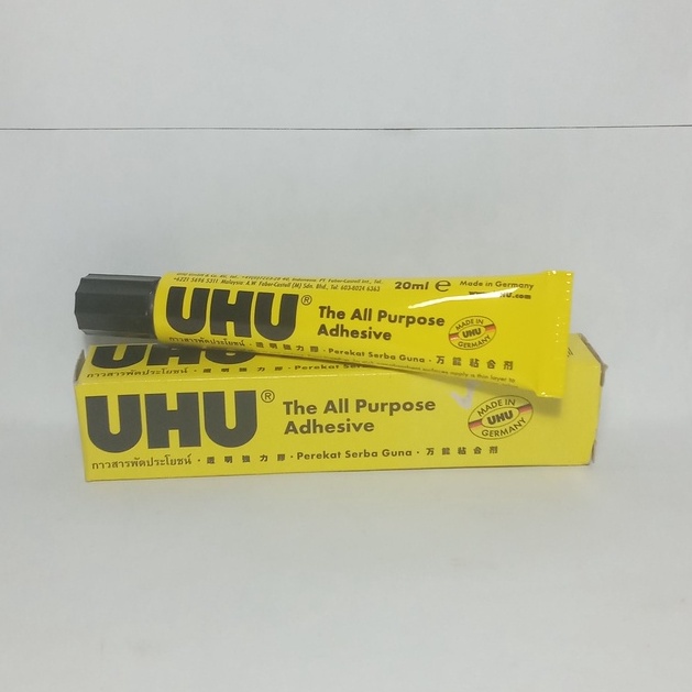 Jual Lem UHU Tube / Lem Serbaguna / All Purpose Adhesive 7ml || 20ml ...