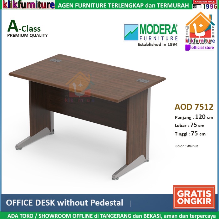 Jual MODERA AOD 7512 Office Desk Meja Kantor Meja Kerja Meja Tulis ...