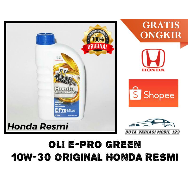 Jual Oli Mesin E-Pro Blue 5W-30 1L 1 Liter Original Honda Resmi ...