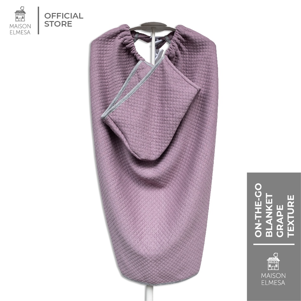 Jual [BEST SELLER] MAISON ELMESA On The Go Blanket Cotton Texture ...