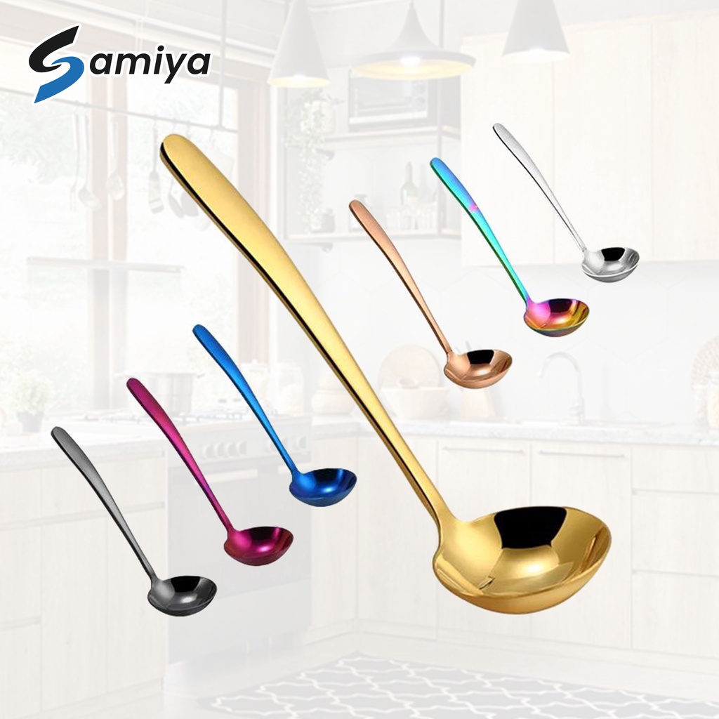 Jual small ladle round spoon soup / sendok bulat sayur kuah sop kecil ...