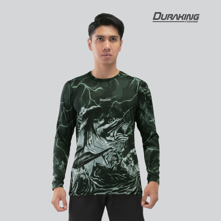 Jual Duraking Jersey Mancing Max Drag Series GT- Dark Green | Shopee ...