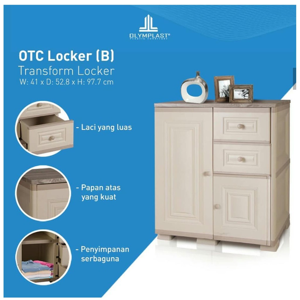 Jual Olymplast OTC Locker B / Locker C / Baby Locker / Cabinet ...
