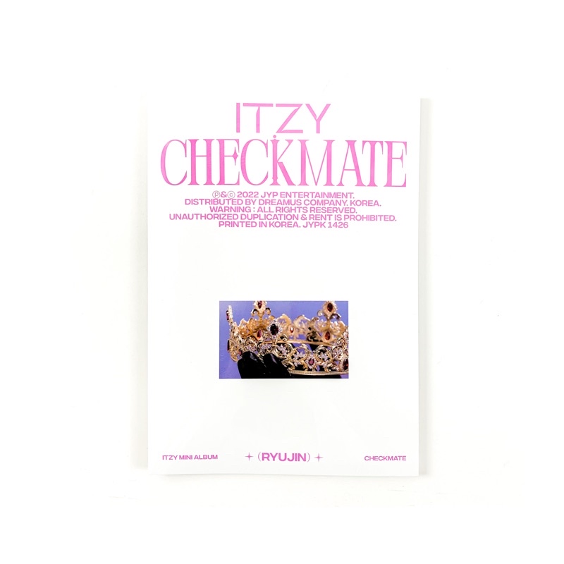 Jual ITZY MINI ALBUM - CHECKMATE (STANDARD EDITION) | Shopee Indonesia