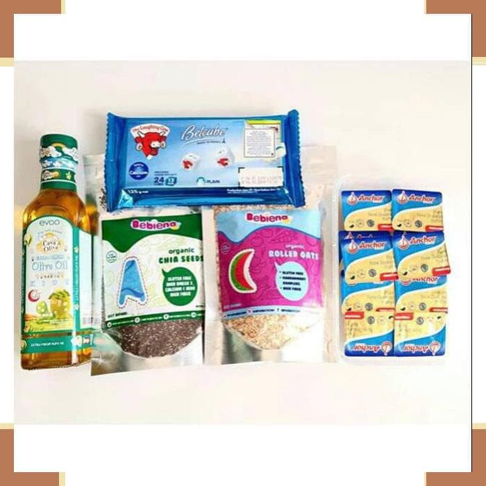Jual Makanan Bayi Organik 3097 Paket Mpasi evoo belcube oat chia ub ...