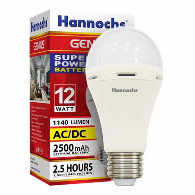 Jual Lampu AC/DC Hannochs 12W | Shopee Indonesia