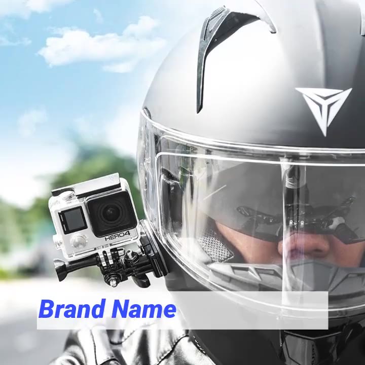 Jual Motowolf Mounting Gopro Helm Motovlog Breket Holder Action Kamera ...