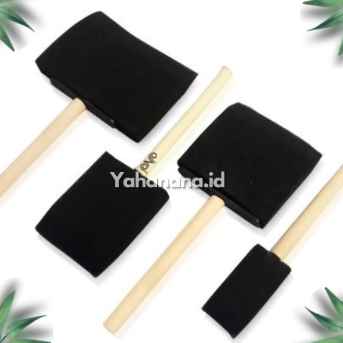 Jual FOAM BRUSH KOTAK/SPONS LUKIS / SPONGE LUKIS / KUAS SPONS V-TEC ...