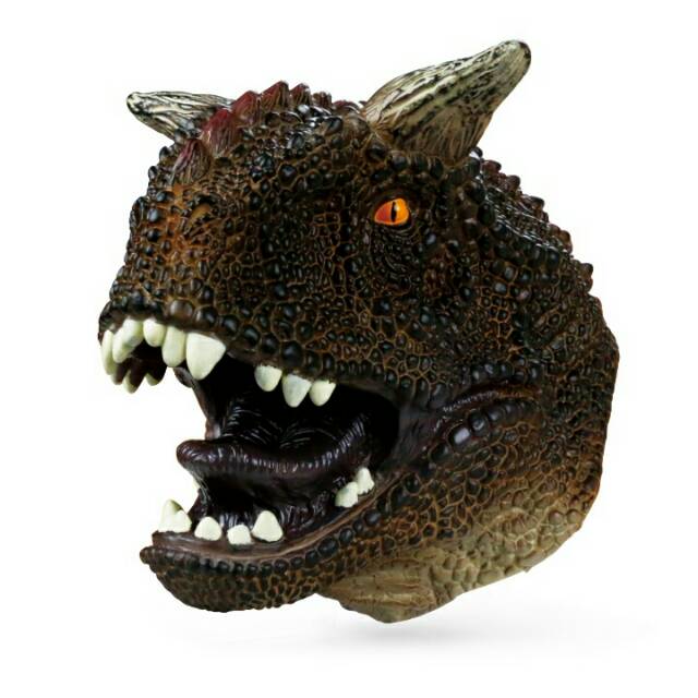 Jual Hi Quality Dinosaurus Head Kepala Dino Carnotaurus Hand Puppet ...