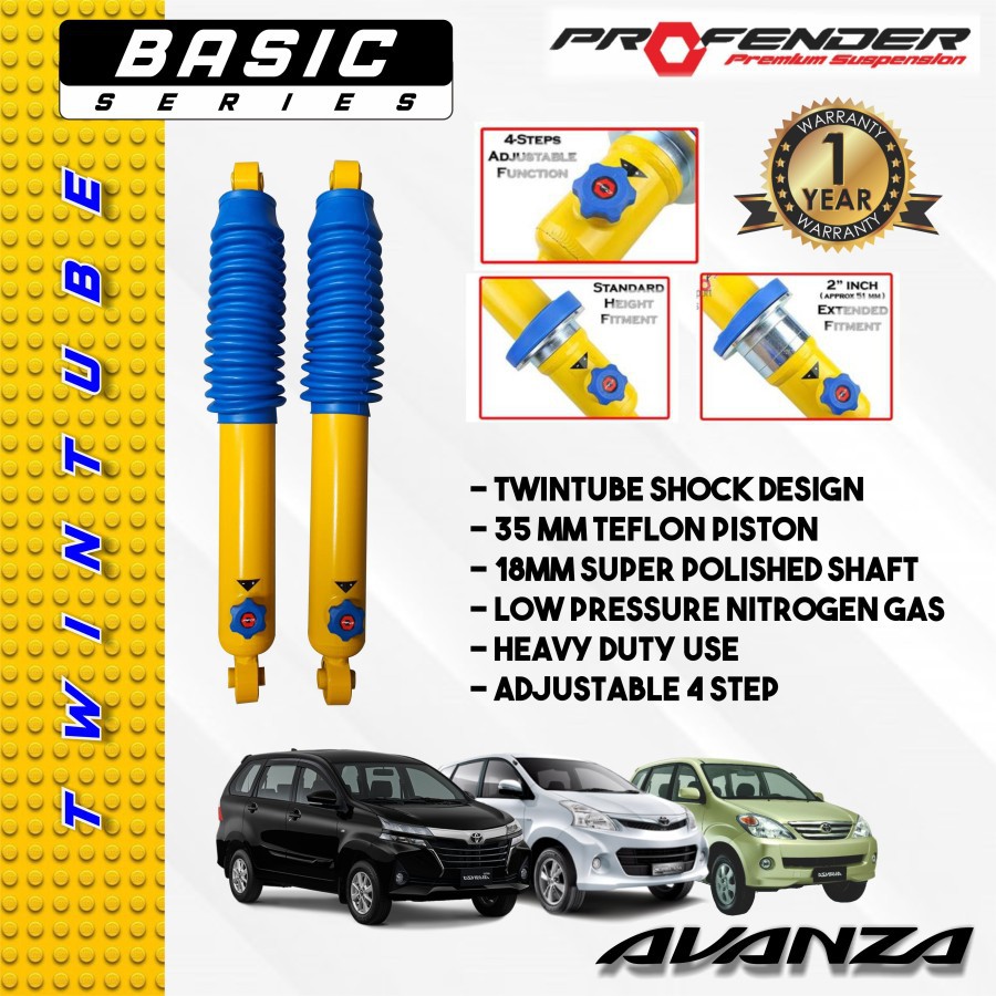 Jual Suspensi Shockbecker sokbecker PROFENDER Toyota Avanza - REAR ...