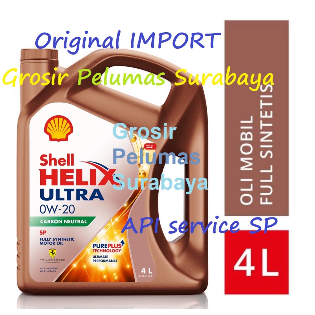 Jual Oli Mobil Full Syn Bensin Diesel Original IMPORT Shell Helix ULTRA ...