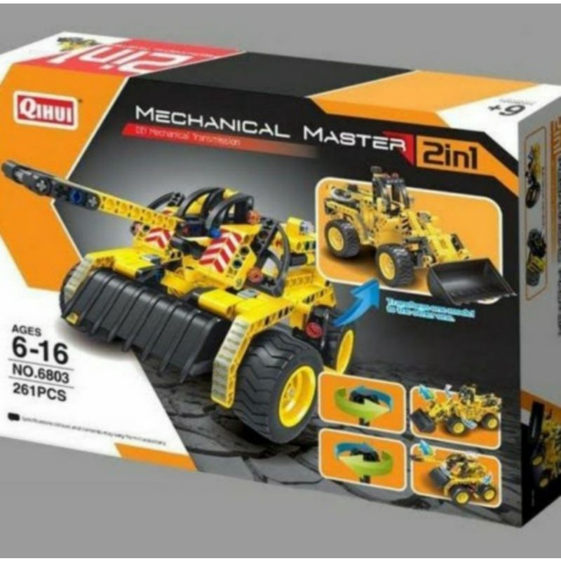 Jual Mainan brick qihui 6803 tank mechanical master 2in1 | Shopee Indonesia
