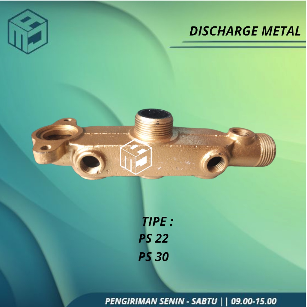 Jual DISCHARGE METAL WATER OUTLET CHAMBER RUMAH TABUNG MESIN POWER ...