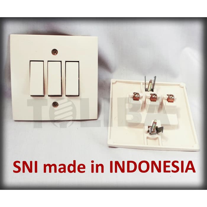 Jual Saklar - Perlengkapan Listrik - Saklar Broco Saklar Tripel Triple ...