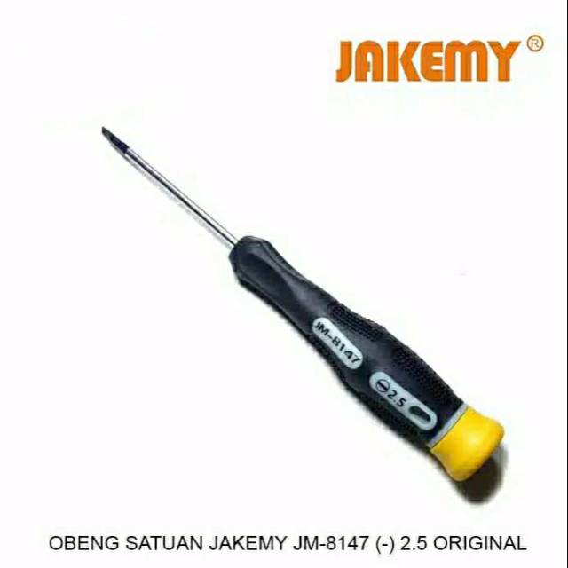 Jual Jakemy obeng minus / Obeng min / Obeng satuan / Obeng mines 2.5 ...