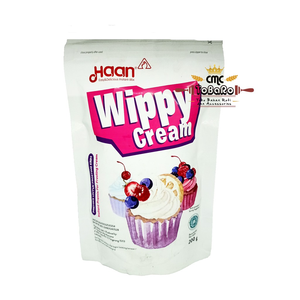 Jual Haan Whippy Cream Instant 200 Gram Kemasan Pouch | Shopee Indonesia