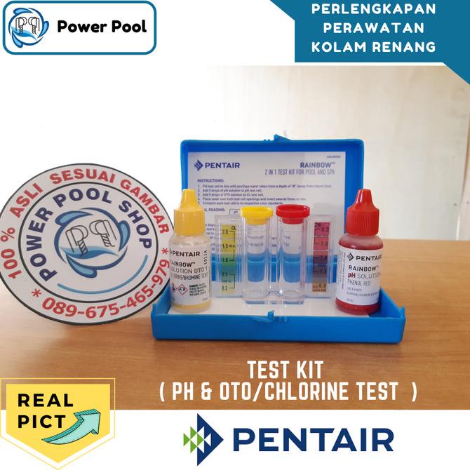 Jual ^^^^^] Test kit complete 2 in 1 Rainbow Pentair - pH oto chlorine ...