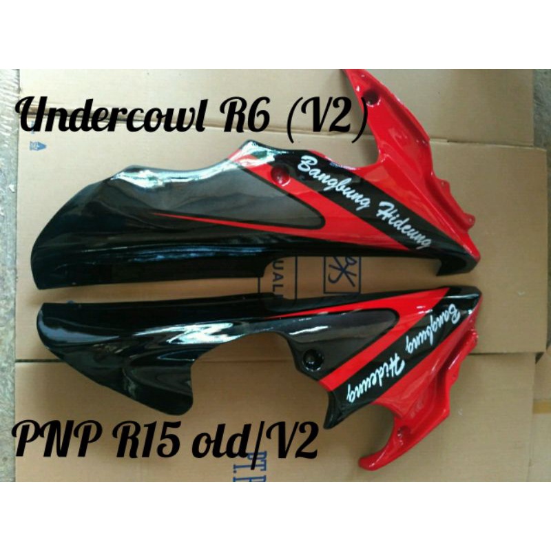 Jual Undercowl Buat Yamaha R15 old/V2 Model Yamaha R6 V2 | Shopee Indonesia