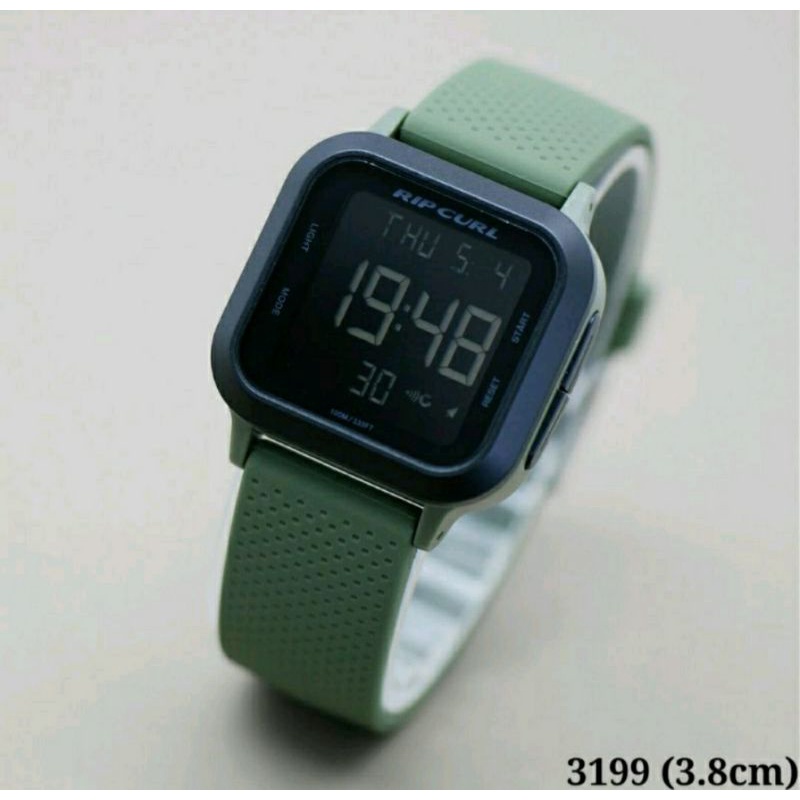 Jual Jam Tangan RIPCURL RUBBER Digital Time ( HITAM ) | Shopee Indonesia