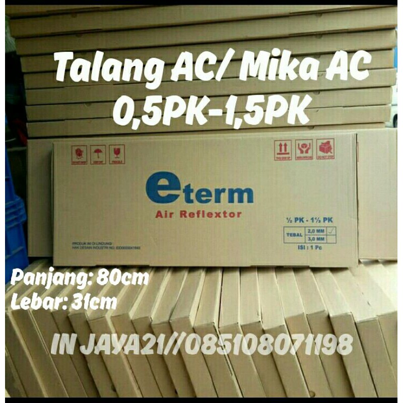 Jual Penahan Hembusan AC / Acrylic AC / Talang AC / Mika AC 0,5pk-1pk ...