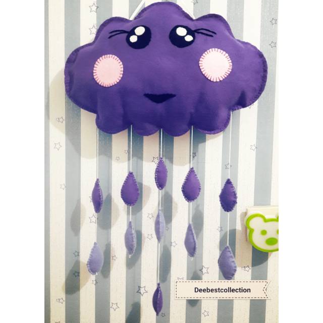 Jual Hanging Cloud Purple ( Hiasan awan ) | Shopee Indonesia
