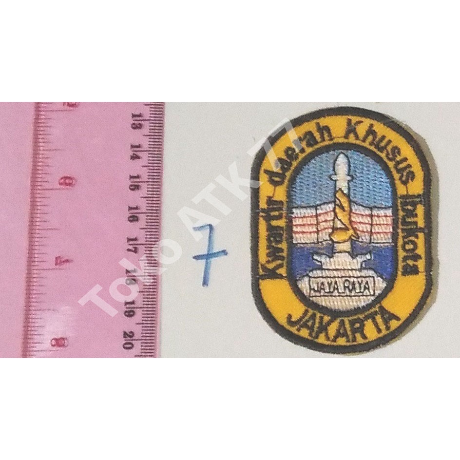 Jual Logo Kwartir Daerah Khusus Ibukota Jakarta Bordir Lokasi Wilayah ...