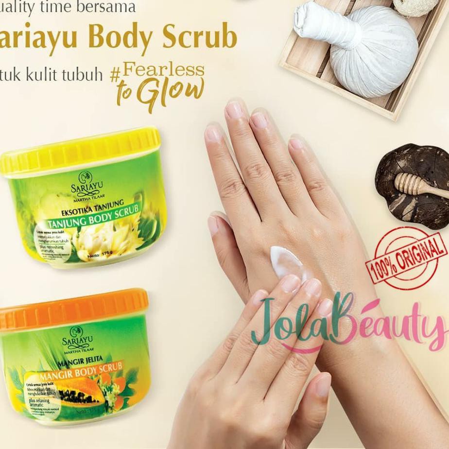 Jual laku ️⚠️!!! ️ JolaBeauty ️ Sariayu Lulur Body Scrub Mangir Eksotik ...