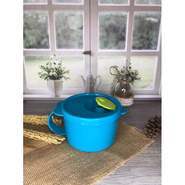 Jual crystalwave soup mug blue biru tupperware original baru new 100% ...