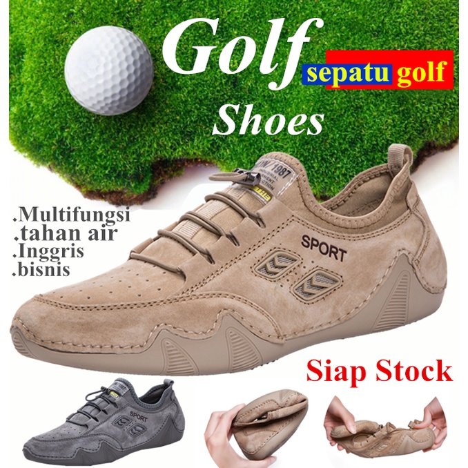 Jual Sepatu Golf Pria Ringan Sepatu Pria Golf Tahan Air Anti-Slip ...