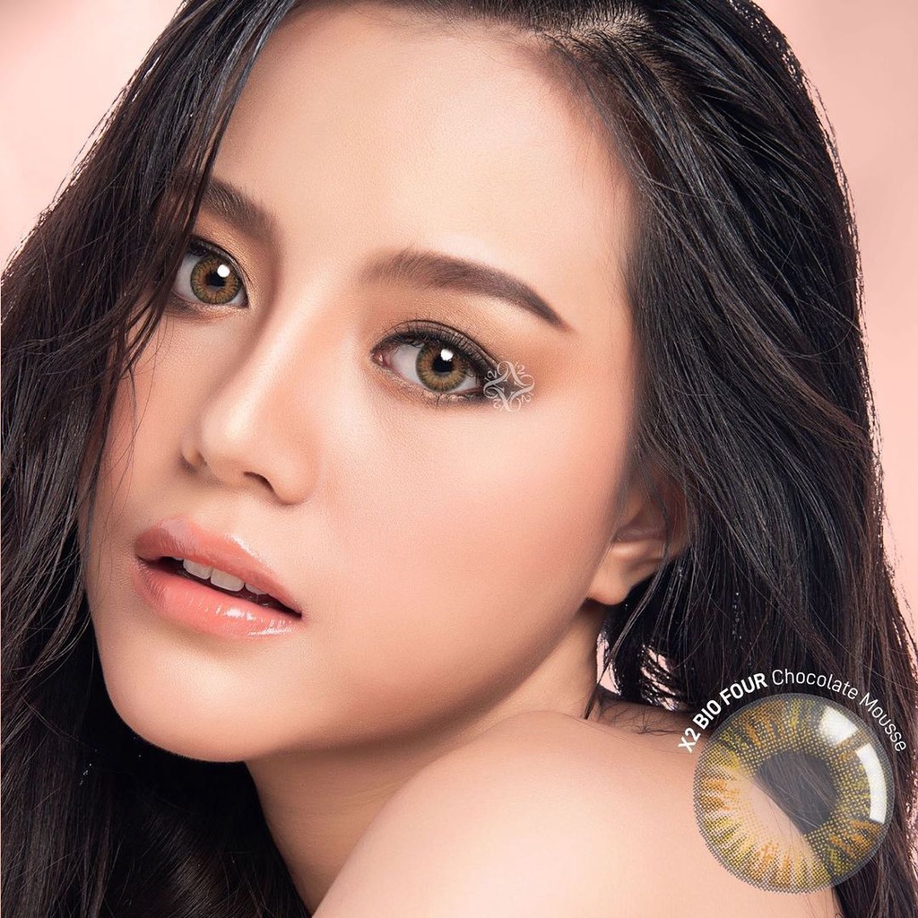 Jual Softlens X2 Bio Four Grey Diamonds dan Chocolate Mousse Softlen ...
