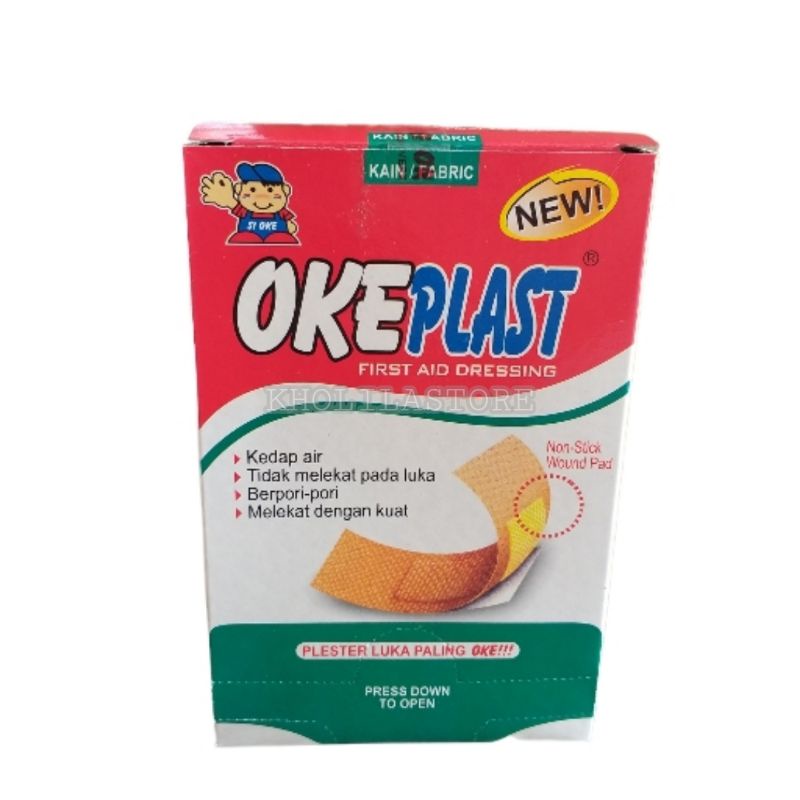 Jual OKEPLAST / PLASTER OKE PLAST ISI 100strip | Shopee Indonesia