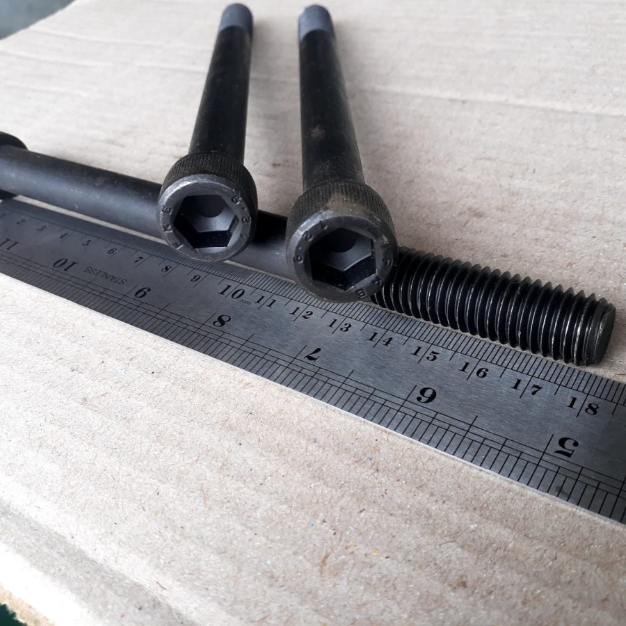 Jual BAUT L BAJA M14 X 180 / BAUT L M14 X 180 / BAUT L M14X180 BAJA HITAM / BAUT M14 / BAUT 22 ...