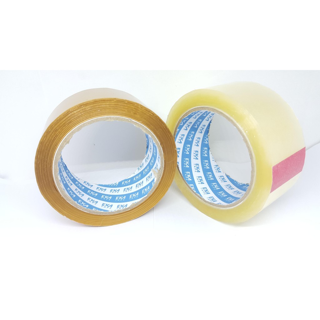 Jual Lakban Tape Lakban Bening Plakban Bening 45 mm x 75 Yard | Shopee ...