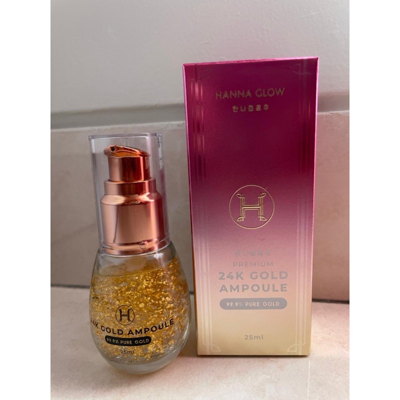 Jual Hanna Glow 24k Gold Ampoule | Shopee Indonesia
