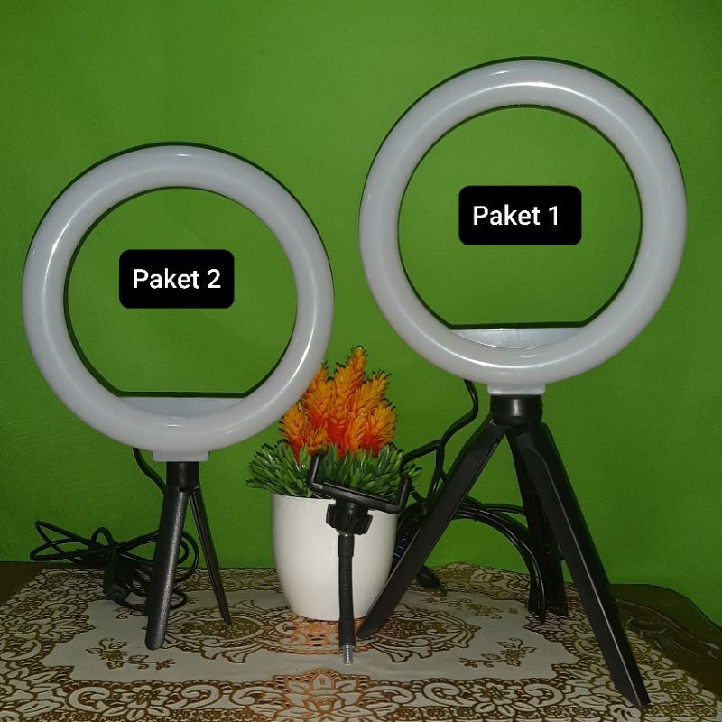 Jual Ring Light Ringlight Mini Praktis 20 Cm ( Viral Sosial Media ...