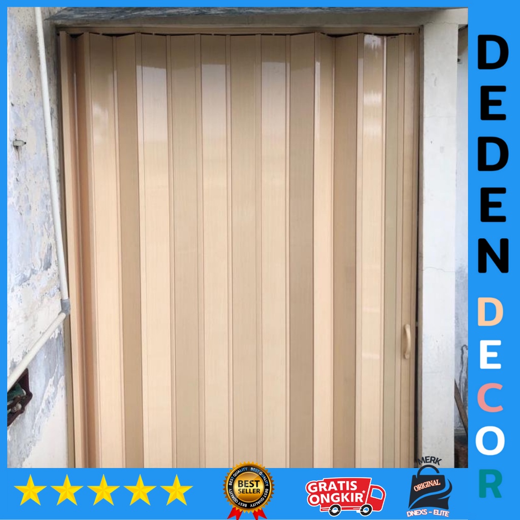 Jual pintu pvc folding door|pintu sekat ruangan|pintu tarik|pintu ...
