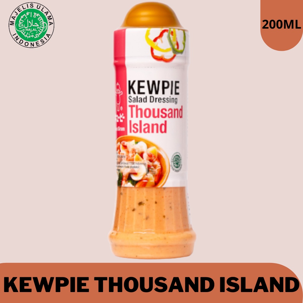 Jual Saus Salad Dressing Kewpie 200ml (Wijen Sangrai, Mayonaise, Thousand) | Shopee Indonesia