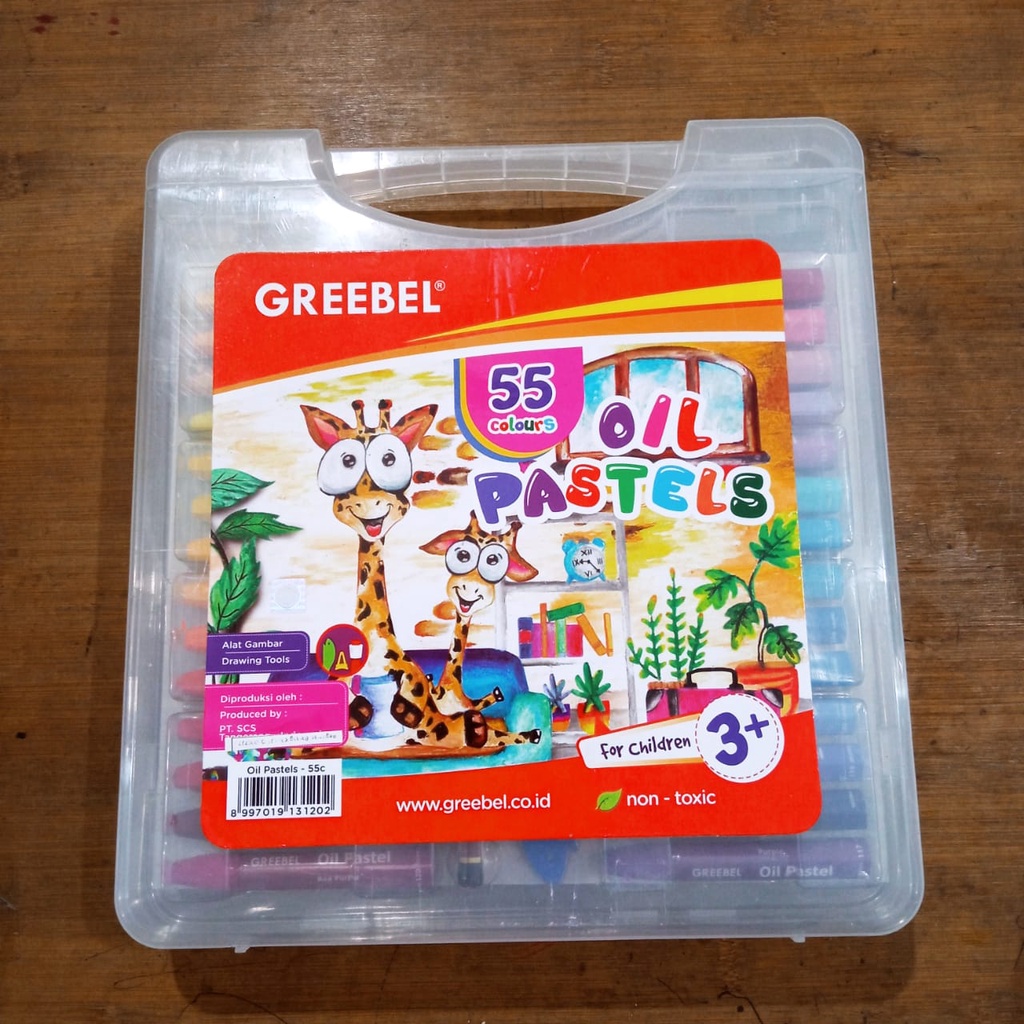 Jual CRAYON GREEBEL 55 WARNA | Shopee Indonesia