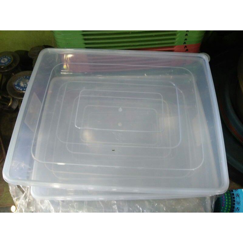 Jual Tempat box donat kotak plastik 6 liter donatsu | Shopee Indonesia