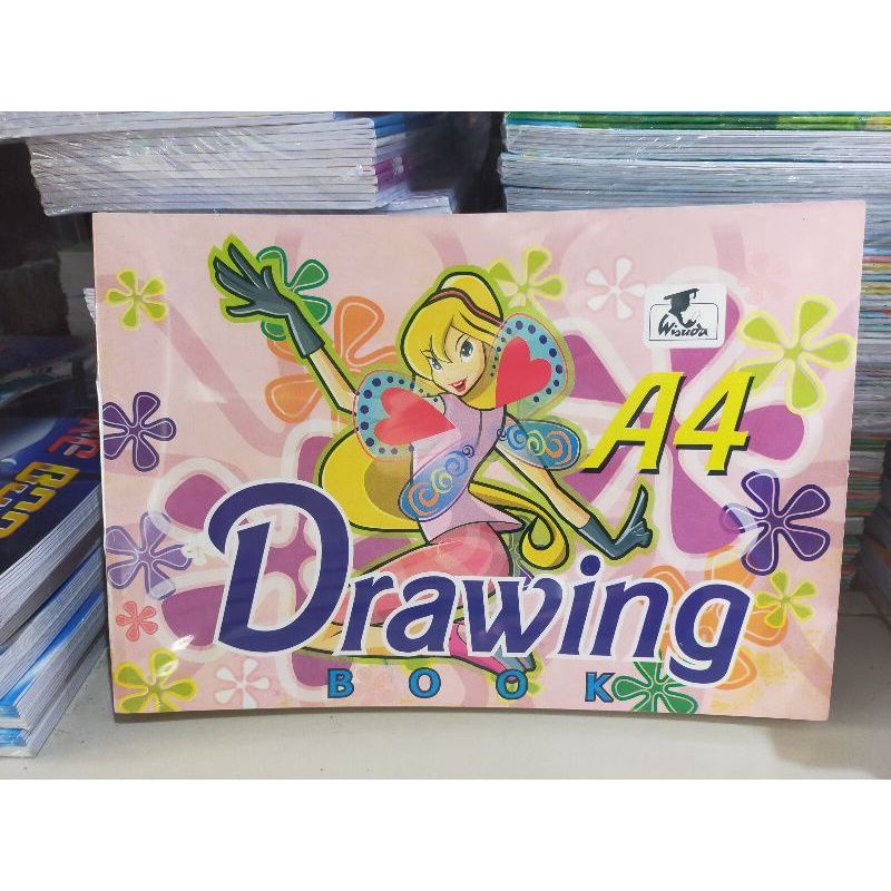 Jual [1pak] buku gambar drawing book A4 Wisuda isi 10 buku | Shopee ...