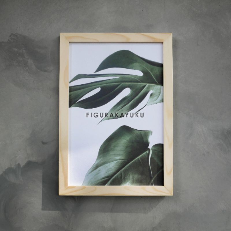 Jual Figura Kayu 30 x 45 Cm / Frame Foto / Pigura Kayu 12R Plus ...