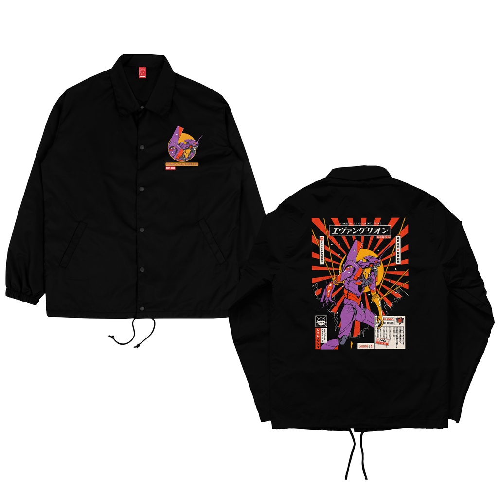 Jual SunnyGo Jaket Coach Frank Zappa Original Desain SunnyGo Cowok ...