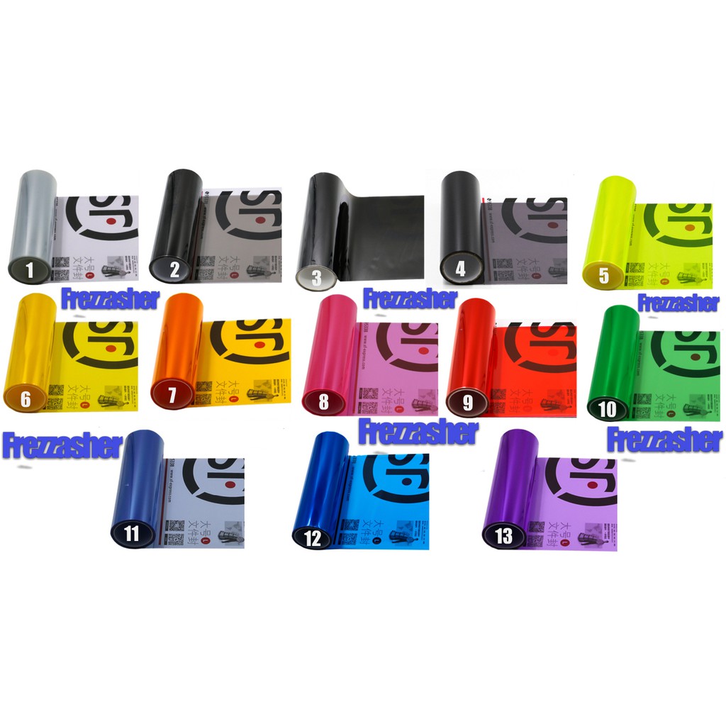 Jual Sticker Lampu smoke Stiker HeadLamp Mobil sticker Smoke Hybrid ...