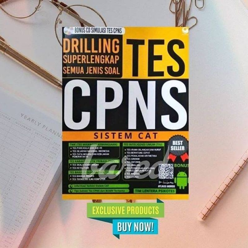 Jual TES CPNS BARU !! Test CPNS Drilling Super Lengkap Semua Jenis Soal ...