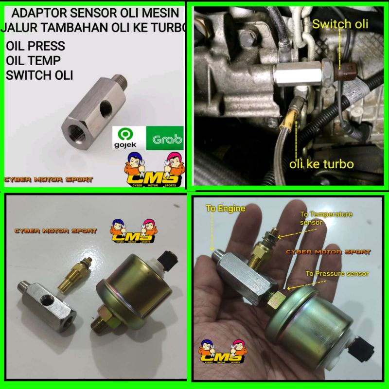 Jual Adaptor switch oli mesin . tambahan jalur oli mesin. Bstp oil ...